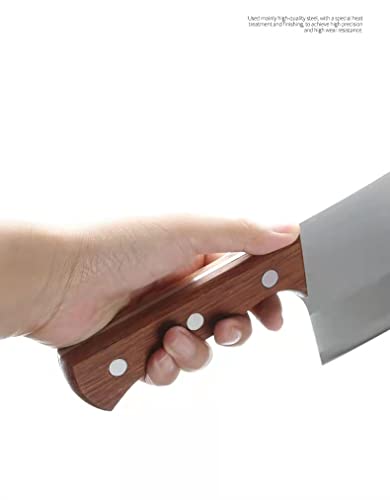 Chef Knife in High Meat Cleaver, Butcher Knife, Professional Bone Cleaver Knife,kitchen cleaver,Chef knife cleaver with gift box(German Steel Kitc
