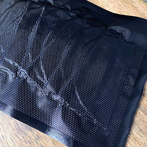 50 Quart 8" X 12" FoodVacBags Black Back Clear Front Vacuum Seal Bag Pouch, Pre-cut, Foodsaver Compatible, Perfect for Display