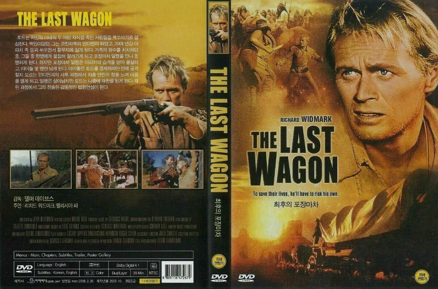 4season The Last Wagon (1956) DVD Richard Widmark