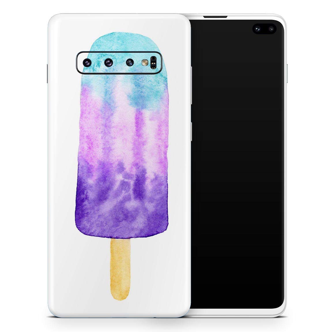 DesignSkinz Summer Mode Ice Cream v3 Protective Vinyl Decal Wrap Skin Cover Compatible with The Samsung Galaxy S20 (Screen Trim & Back Glass Skin)