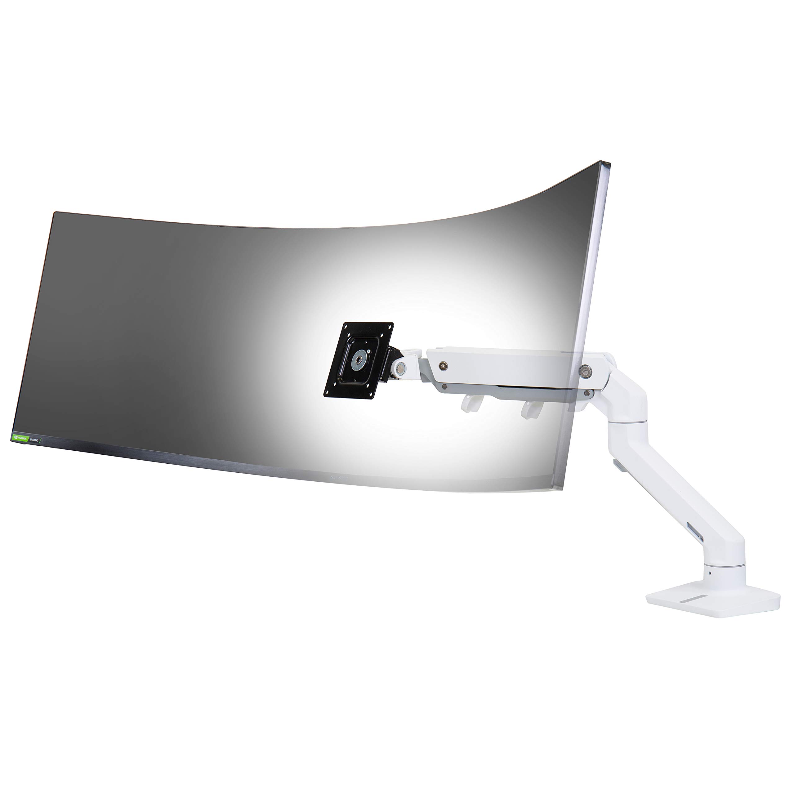 Ergotron – HX Heavy Duty Tilt Pivot – for 1000R, Ultrawide Curved Monitors, Screen Depth 6-12” – Add-on for HX Desk and HX Wall Monitor Arms