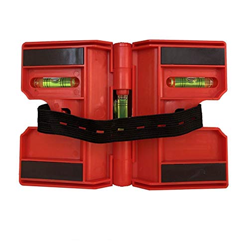 2 Pack Folding Magnetic Post Level for Pipe, Post and Beams Leveling
