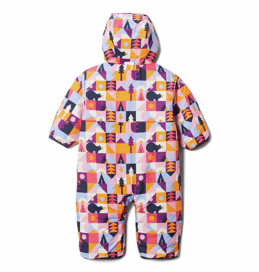 Columbia Baby Powder Lite Reversible Bunting, Plum/Pale Lilac/Nocturnal, 3/6