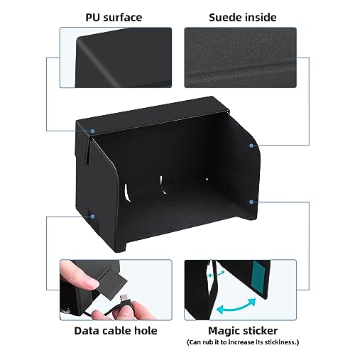 HeiyRC Tablet Sun Hood Sunshade for DJI Mini 2 SE/AIR 3/Mini 3 Pro/Air 2/Air 2S/Mini 2/Mini 3/Mavic 3/Mavic Pro/Spark/Phantom 3 4 Controller Accessories,for 7.9-8inch iPad Mini/Galaxy Tab A/Lenovo