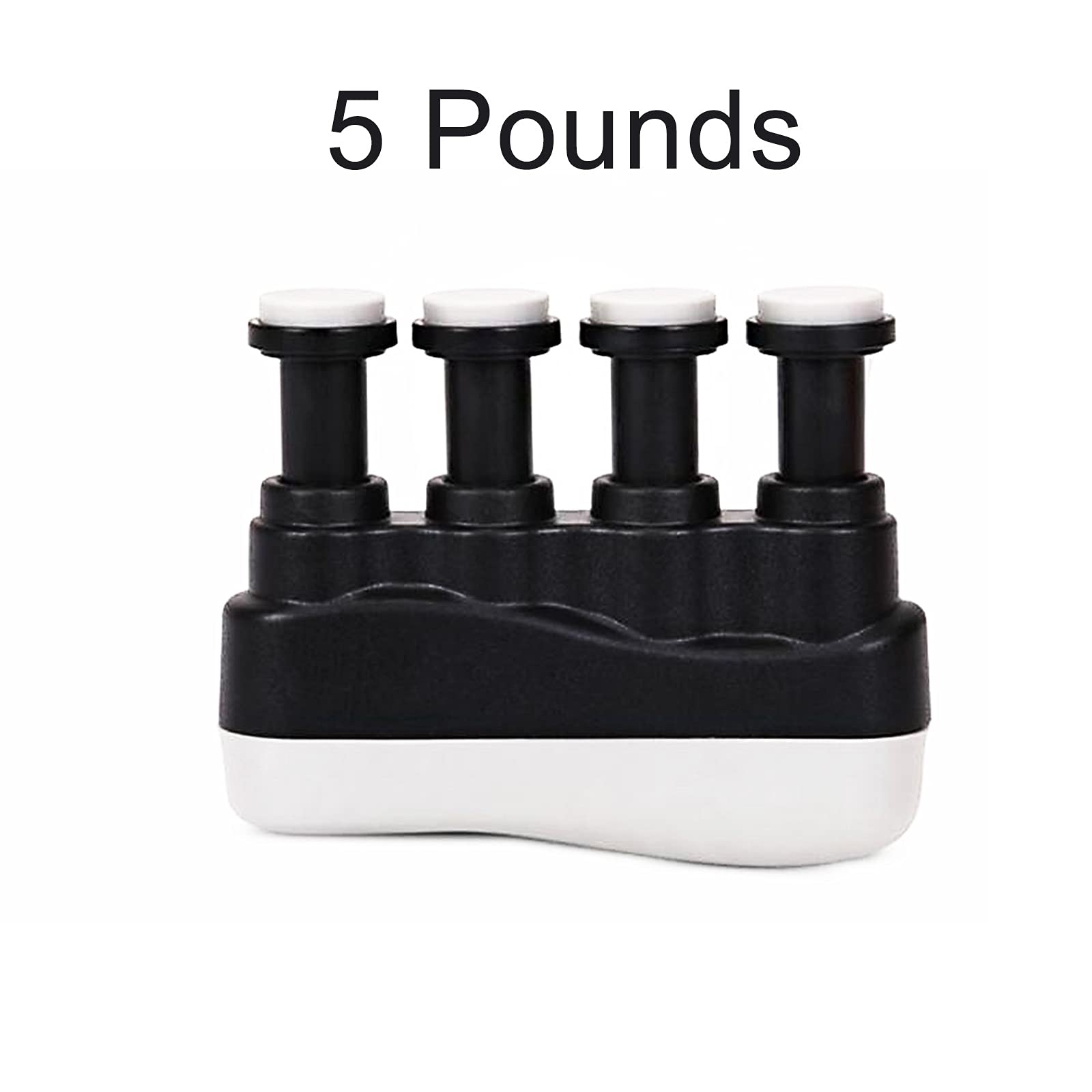 5 Pounds Piano Hand Grip Finger Trainer Black Adjustable Finger Power Device Training Grip Strengthener Hand Exerciser for Adult