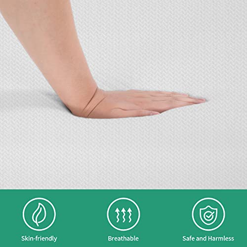 12 Inch Green Tea Memory Foam Mattress,Bed-in-a-Box Medium Firm Mattress CertiPUR-US Certified Breathable Bed Mattress for Cooler Sleep Supportive & Pressure Relief,Queen
