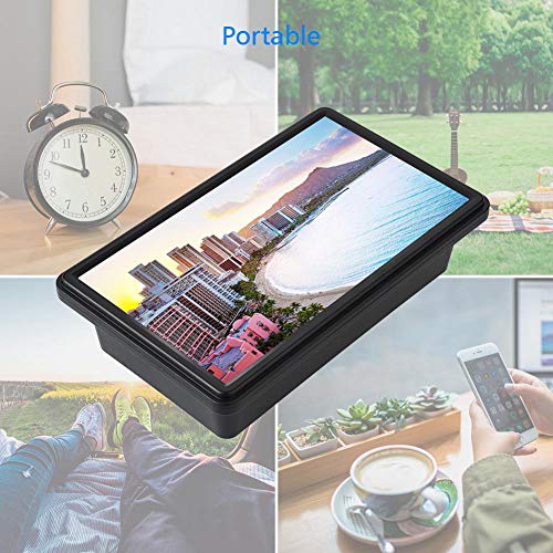 ciciglow Mobile Phone Screen Amplifier 12 Inch High Definition Mobile Phone Screen Magnifier for Smartphone β Mobile Phone 3D Magnifier Projector Screen for Movies, Videos(Black)