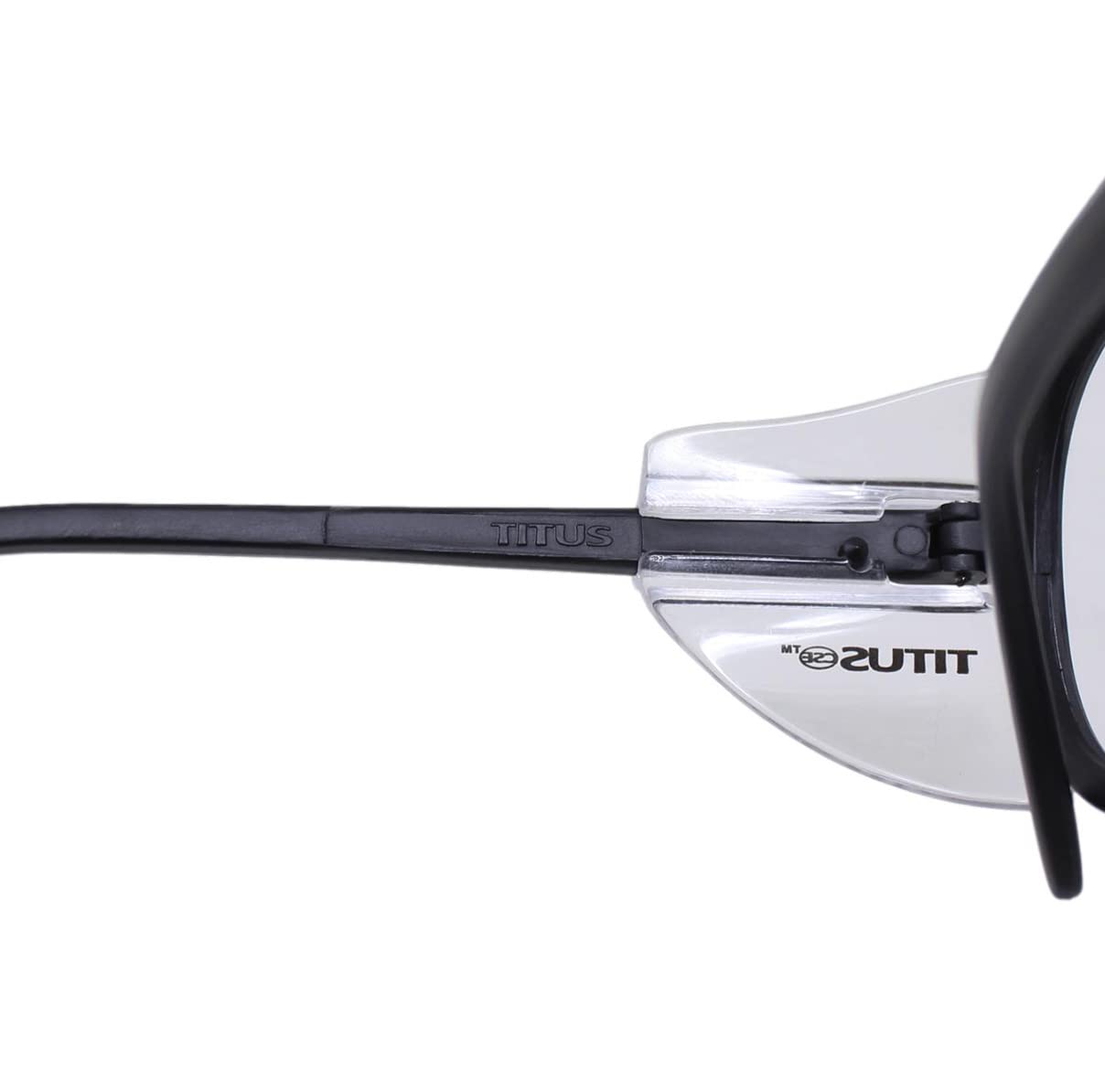 TITUS G35 Retro Aviator Z87 Sunglasses Eye Protection w/Side Shield Motorcycle Shooting DOT ANSI CE Approved Safety Glasses (Vermillion)