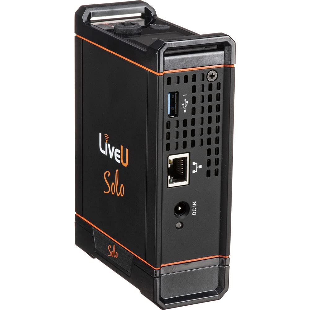 LiveU Solo HDMI Wireless Live Video Streaming Encoder Bundle with MDR7506 Headphones + 32GB Extreme microSD Card + Ethernet Cable + HDMI Cable + Cable Ties + Deluxe Cleaning Kit + More
