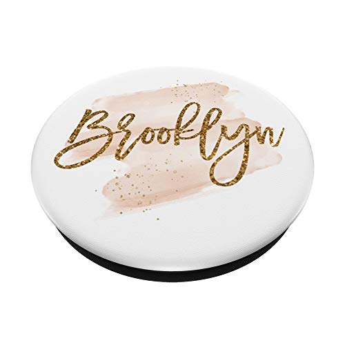 Brooklyn Girls Name Gift Trendy Modern Teen Tween Ladies PopSockets PopGrip: Swappable Grip for Phones & Tablets