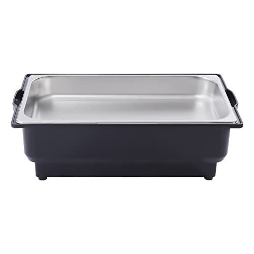 500W Electric Buffet Warmer Server Chafing Dish Buffet Tray Food Warmer Set 3 Compartment Buffet Server Chafing Dish Stainless Steel Chafing Server Set Buffet Server Warmer Food Insulation