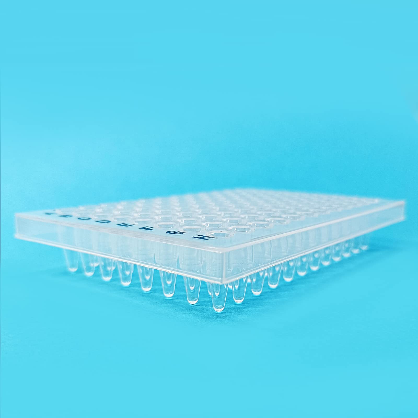 96 Well Half-Skirt PCR Plate 0.2mL Ultra Thin Wall Clean(10pcs)