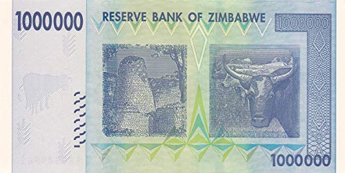 2008 - Reserve Bank of Zimbabwe $1 Million Dollars Seller Circulated (Various Grades)
