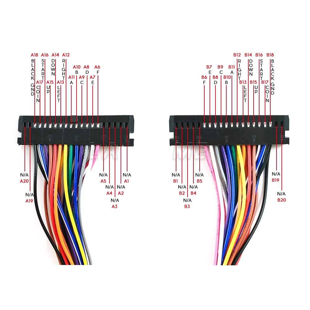 5000 in 1 - Pandora Box DX Special Version Arcade Board Full DIY KIT Up to 4 Players DIY Kit Support Download Games with Buttons Harness Cable
