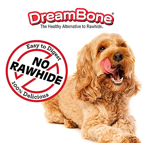 DreamBone Triple Flavor Dumbbells, Treat Your Dog to a Chew Made with Real Chicken and Vegetables