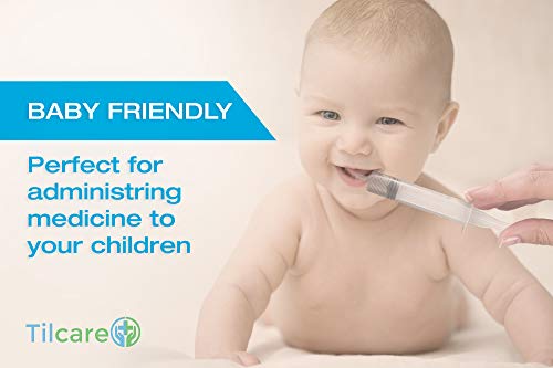 3ml Syringe Without Needle Luer Slip 100 Pack by Tilcare - Sterile Plastic Medicine Droppers for Children, Pets or Adults β Latex-Free Oral Medication Dispenser - Syringes for Glue and Epoxy