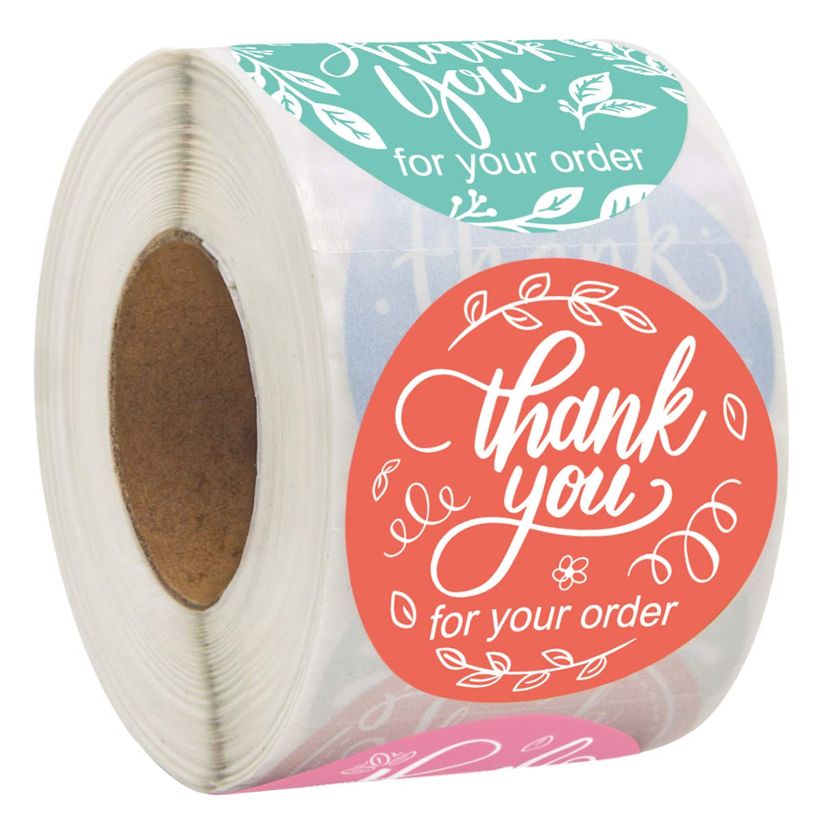 500PCS Thank You for Your Order Stickers Labels for Handmade Shopping Small Shop Business Stickers 2 Inch 7 Designs