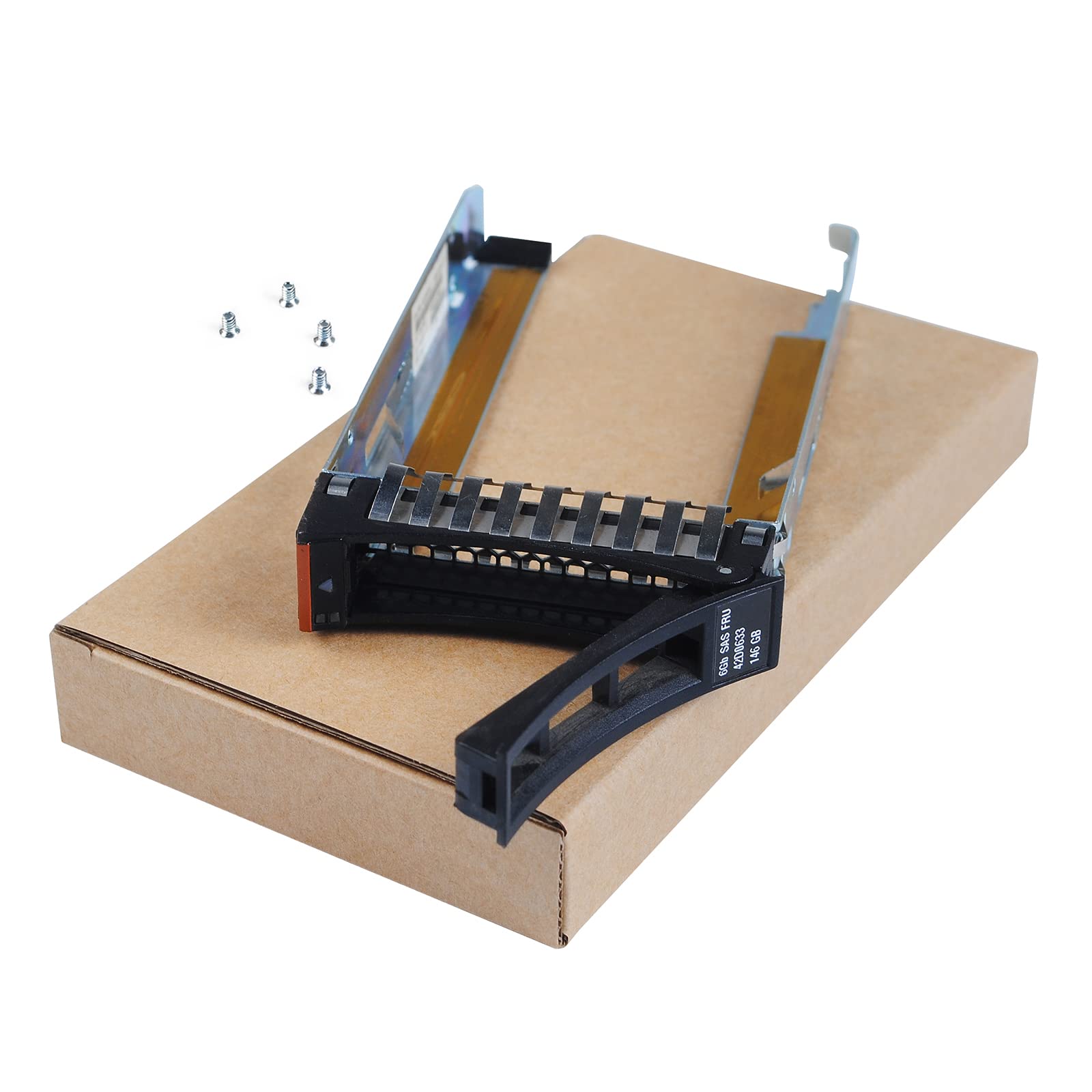 Hard Drive Caddy 44T2216 SSD Mount 2.5" Hard Drive Bracket SAS SATA Disk Tray Compatible for IBM 44T2216 x3250 x3550 x3650 x3500 x3200 x3400 M2 M3 M4 HS12 HS22 Series