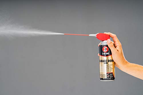 3-IN-ONE - 100581 Garage Door Lubricant with SMART STRAW SPRAYS 2 WAYS, 11 OZ [6-PACK]