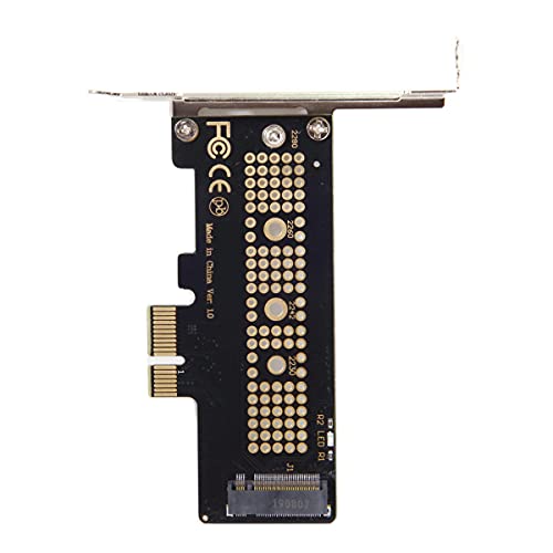 NFHK Low Profile PCI-E 3.0 x1 Lane to M.2 NGFF M-Key SSD Nvme AHCI PCI Express Adapter Card