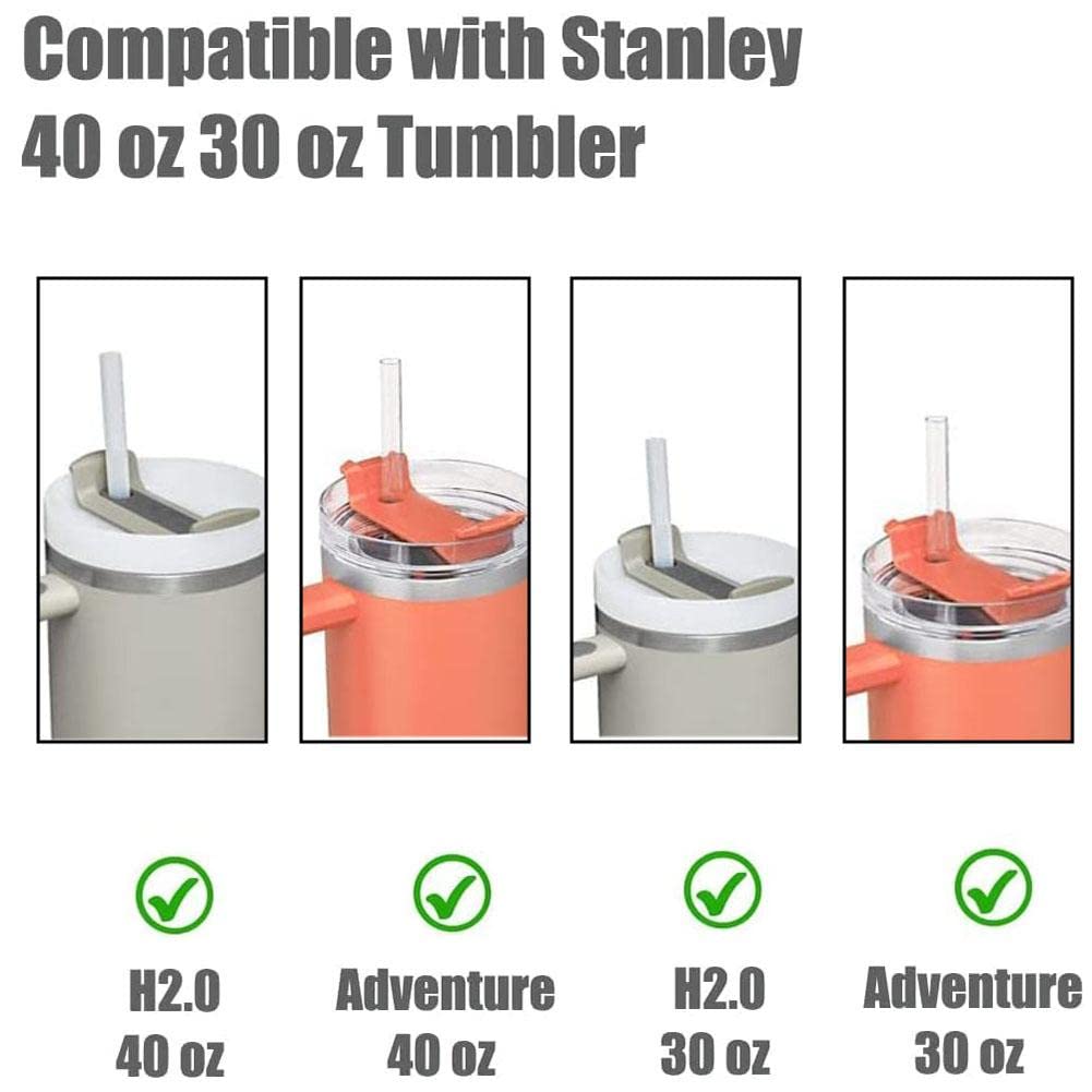 4 Pack Spill Stopper for Stanley 40oz | 30oz Tumbler, Silicone Leak Stopper for Stanley Cup Quencher H2.0 Flowstate Tumbler for Stanley Cup Accessories