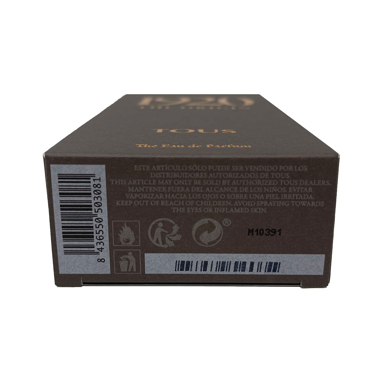 TOUS 1920 The Origin Eau De Parfum Spray For Men 100ml/3.4oz