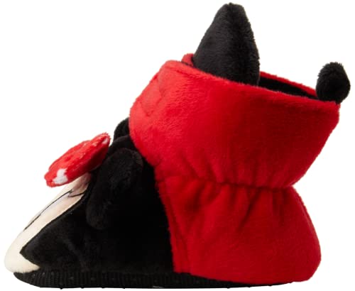 Disney Baby Girls' Minnie Mouse Booties - Soft Fleece Slipper Socks (Newborn/Infant), Size 12-18 Months, Minnie