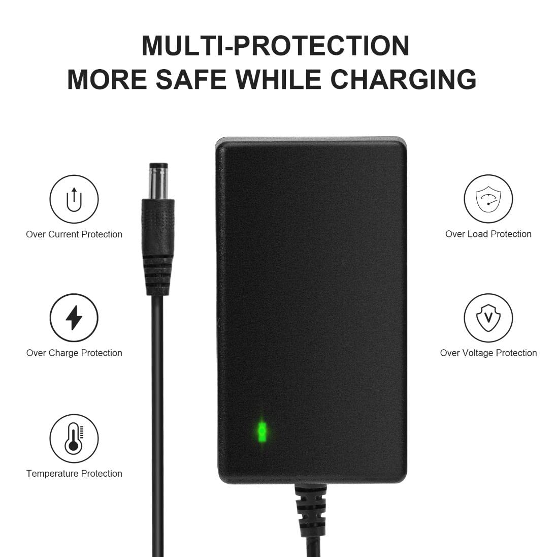 24V 1A Massage Gun Charger ,DC 24V or 25.2V 1A Massage Gun Power Cord Muscle Blaster Massage Gun Charger
