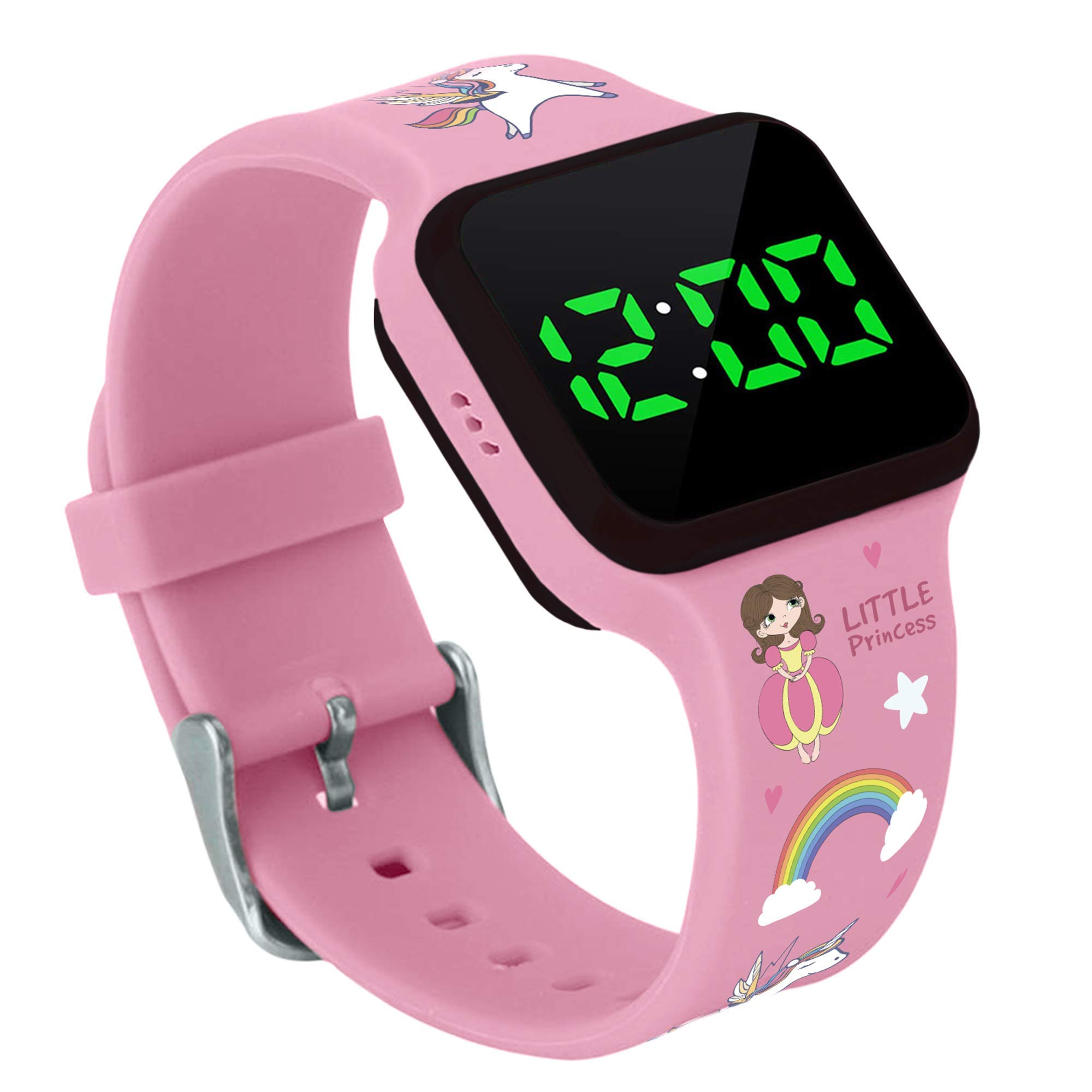 ATHENA FUTURES Potty Training Count Down Timer Watch - Princess Pink and Potty Training Chart for Toddlers - Princess Design