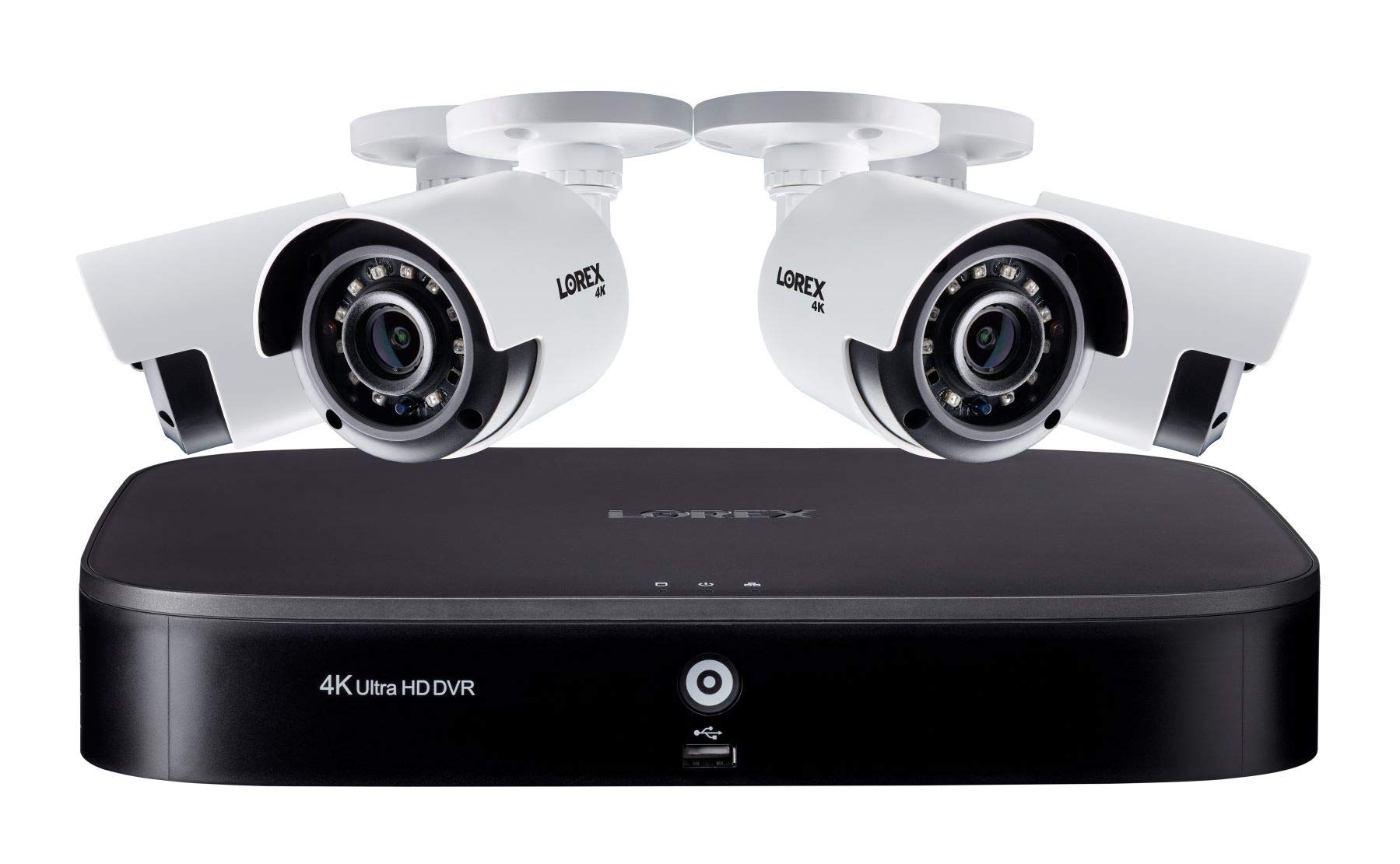Lorex DK181-48CA 4K Ultra HD Analog 8-Channel Security System with 1 TB DVR and 4K Ultra HD Bullet Security Cameras (4 Cameras)