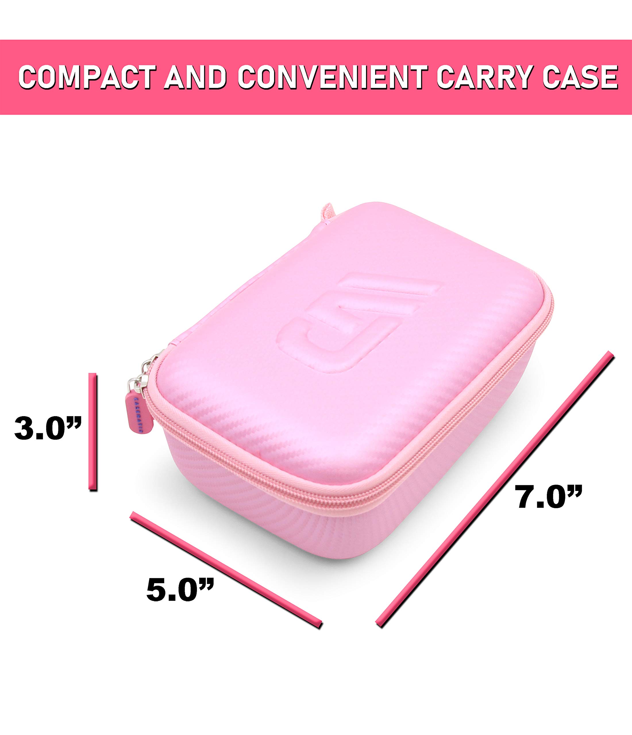 CASEMATIX Clipper Guard Holder with 12 Clipper Blade Case Slots Compatible with Oster Clippers, Andis Clipper Blades, BaBylissPRO Blades, Wahl Blades with Metal Blade Holder Top Pocket - Case Only