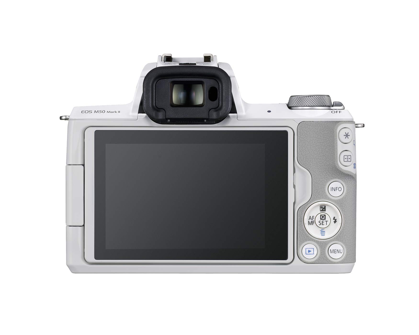 Canon EOS M50 Mark II + EF-M 15-45mm is STM Kit White (Renewed)