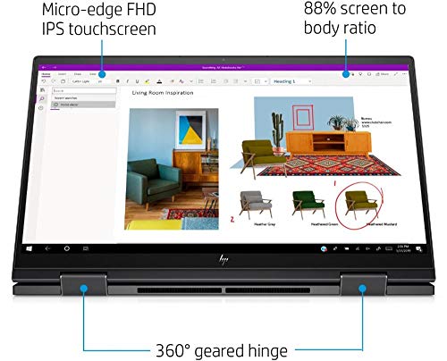 HP 2020 Envy X360 2-in-1 15.6" FHD IPS Touchscreen Premium Laptop PC | AMD 4th Gen Ryzen 5 Six-Core 4500U | 16GB RAM | 512GB PCIe SSD | Backlit Keyboard | Fingerprint Reader | WiFi 6 | Windows 10
