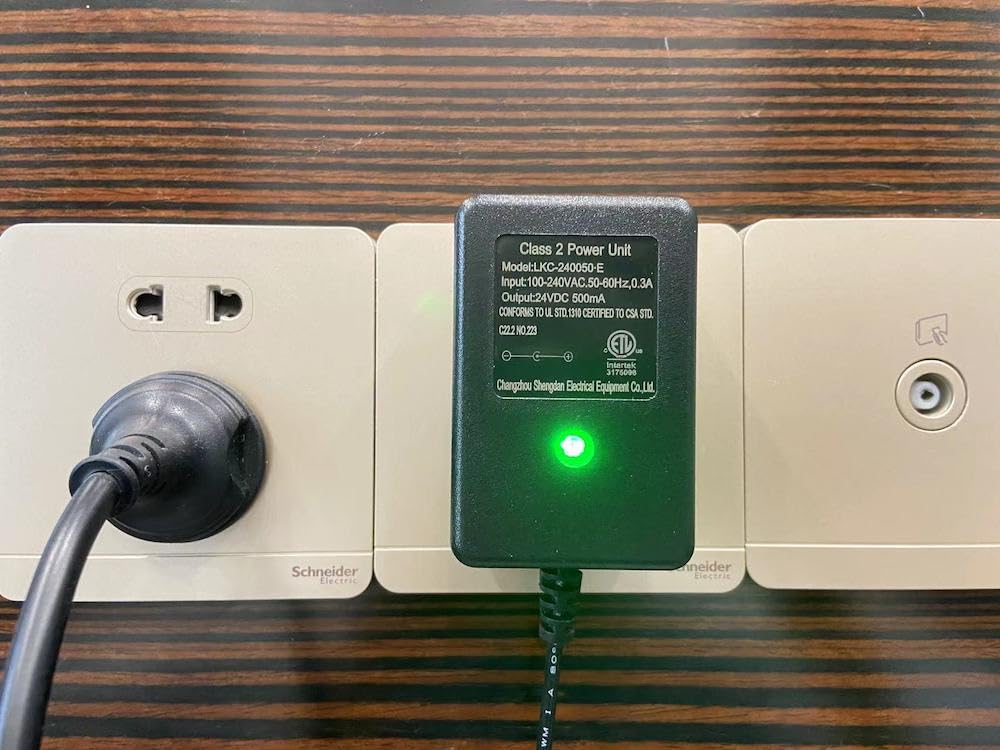 24V Charger for Ride On Car, 24 Volt Kids Battery Charger with Charging Indicator Light for Baby Carriage Ride Toy, 500mA Supply Power Adapter