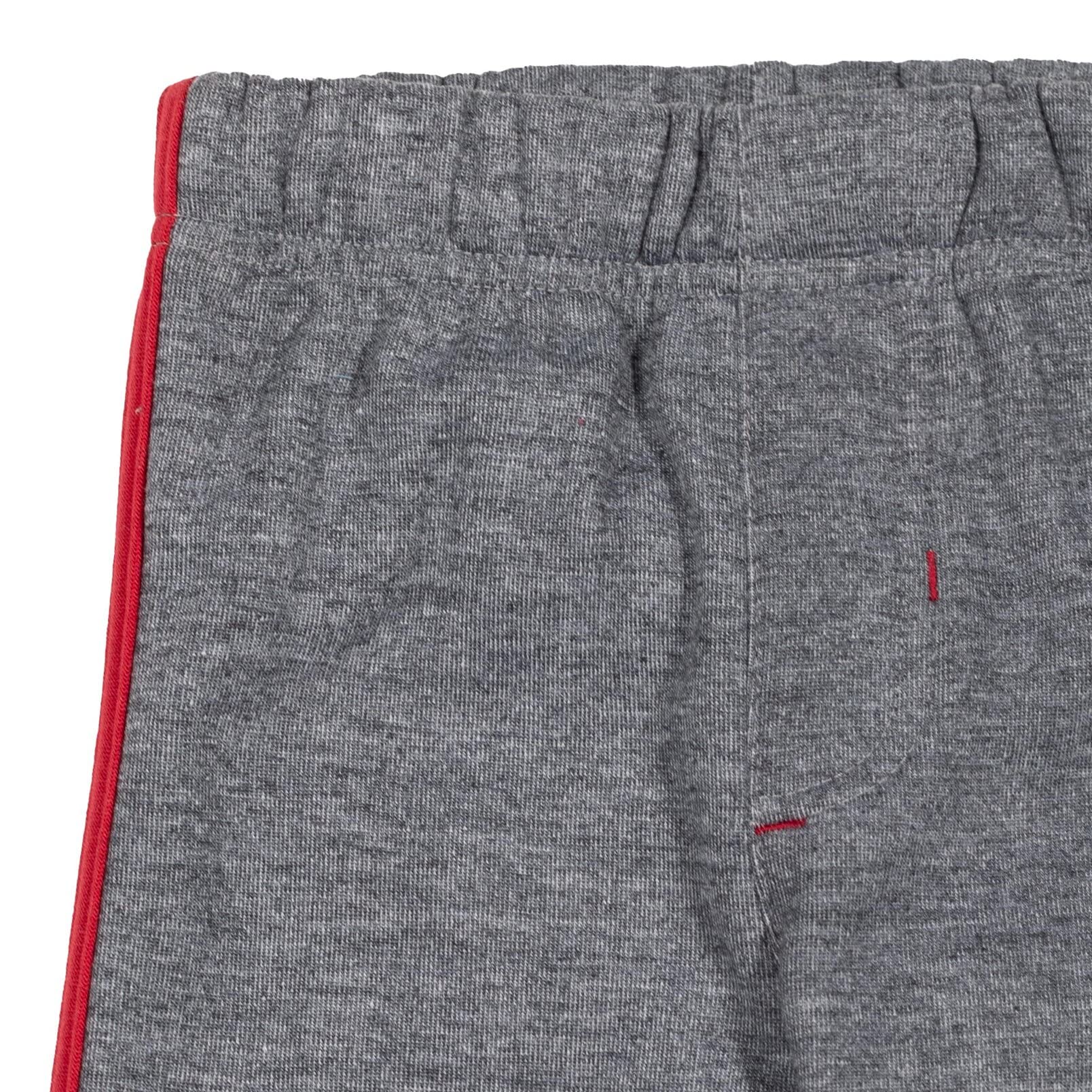 Disney Mickey Mouse Infant Baby Boys 2 Piece Set: Pullover Sweatshirt Jogger Pants Red/Gray 18 Months