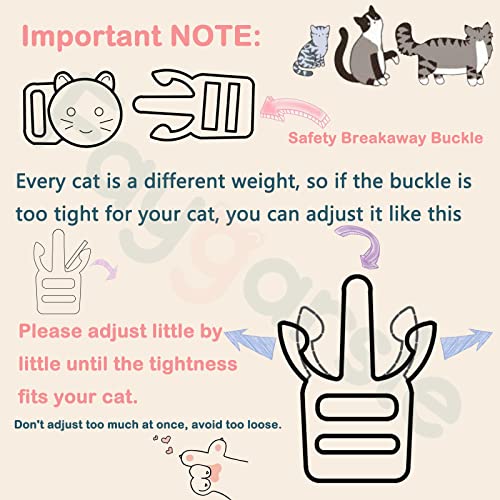 2 Pack Cotton Breakaway Cat Collars with Bell Flower Pendant Kitty Kitten Collars Yellow Green Collar for Female Girl Cats Male Boy Cats