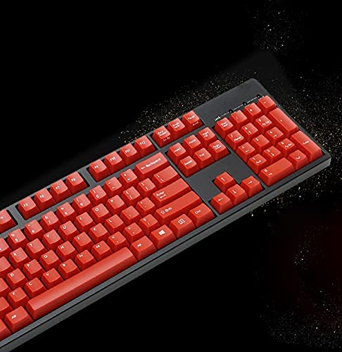 MUMUJJ Wired Mechanical Ergonomic Gaming Keyboard 108-Key Anti-Ghosting Full Size for Laptop Computer Game