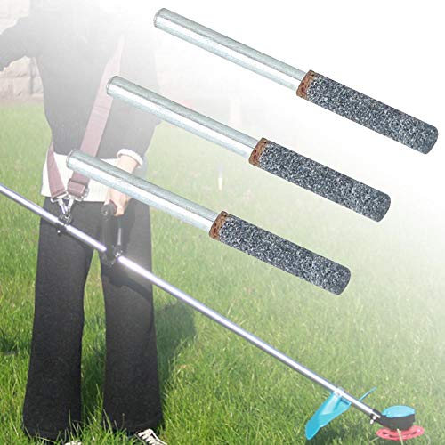 3Pcs 4mm 5/32in Diamond Chainsaw Sharpener Grinding Stone Burr Stone File Sharpening Tool for Rotating Tool