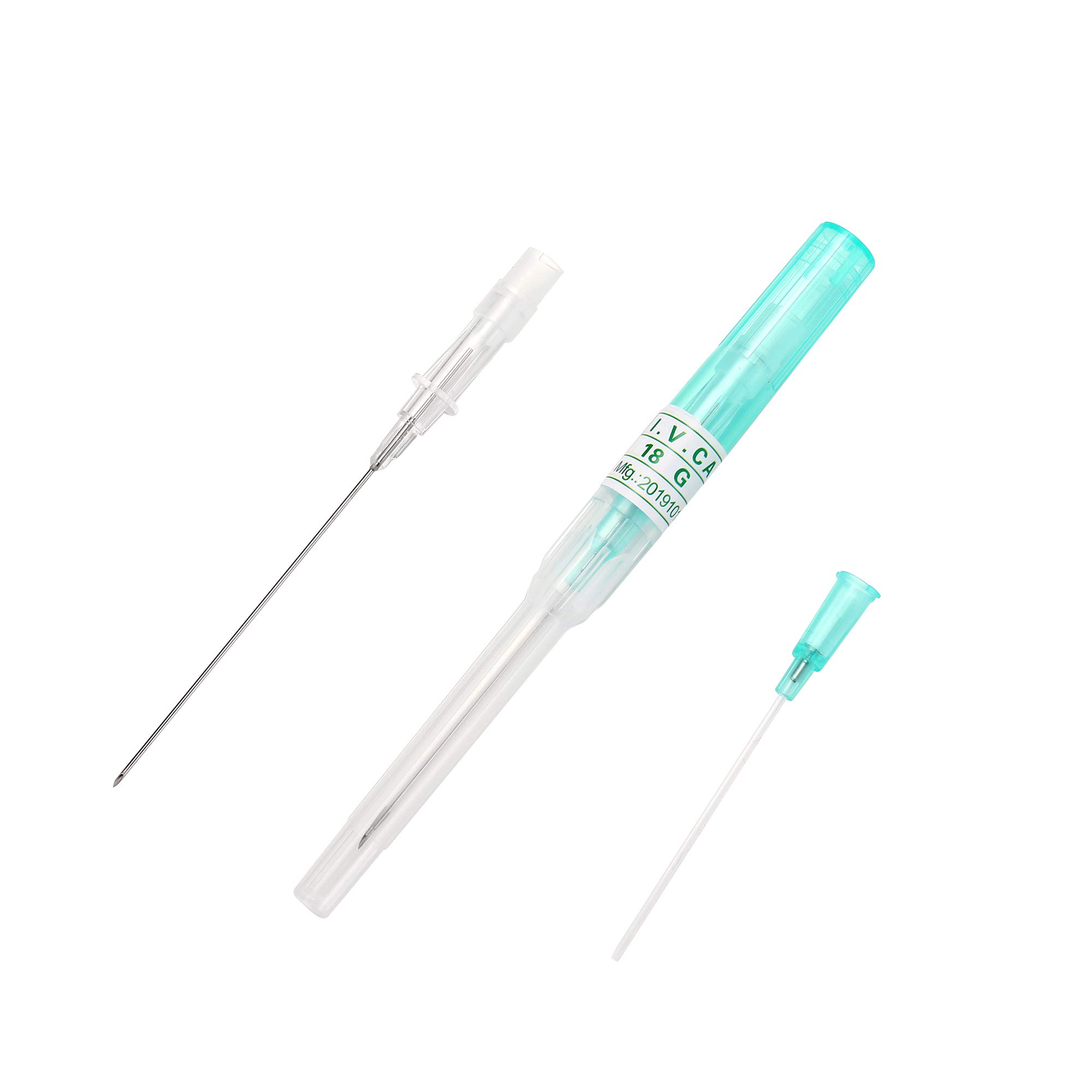 Catheter Piercing Needles,50Pcs Mixed IV Catheter Needles 14G 16G 18G 20G and 22G Ear Nose Piercing Needles Hollow Needles for Lip Tongue Belly Navel Nipple Cartilage Piercing Kit