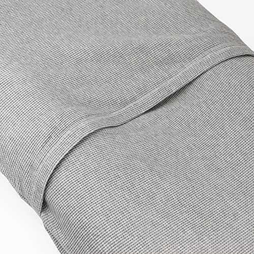 NoomiNest Baby Lounger Cover ONLY | 100% Waffle Cotton (Stone Gray)