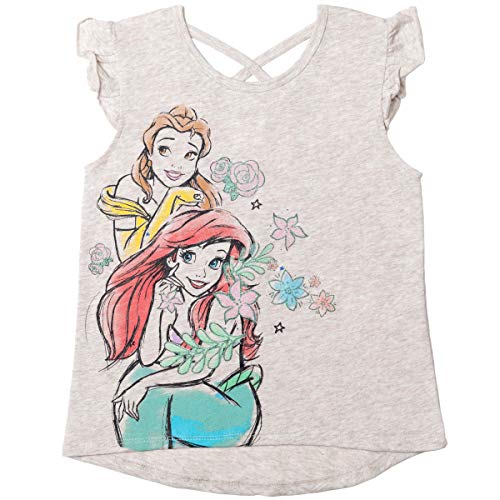 Disney Princesses Toddler Girls 4 Piece Mix n' Match Shorts & Legging Set - 2T White/Pink