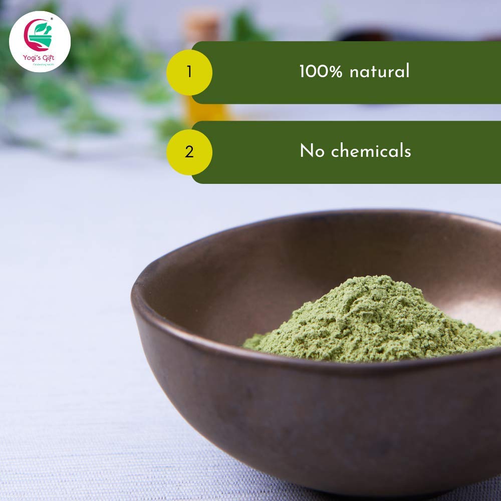 Yogi's Gift | Sidr Powder Trial Pack 100 grams | Natural Herbal Hair Cleanser & Revitalizer | Rejuvenates Hair Follicles