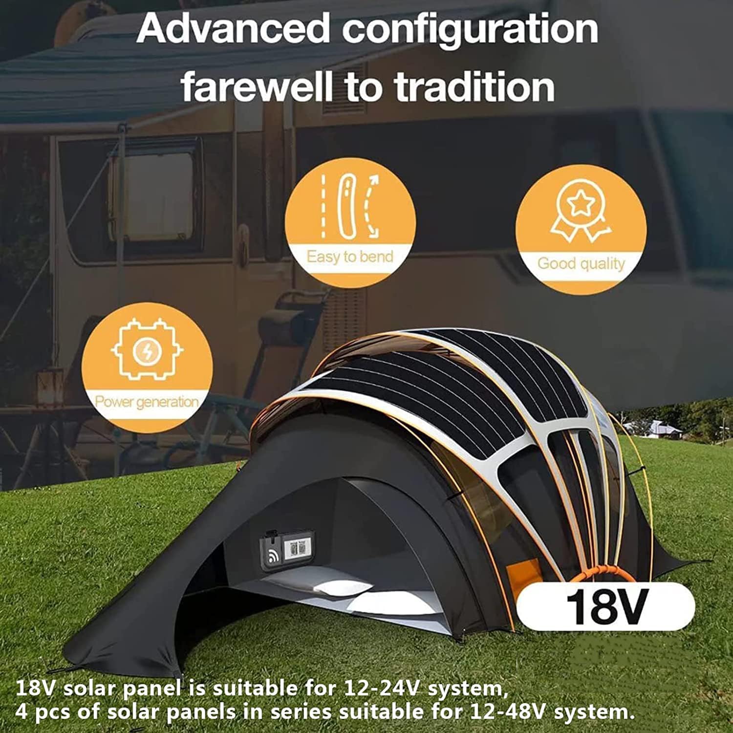 1600 Watt Solar Panel Kit, with 40A Charge Controller 2 × 800 Watt Flexible Monocrystalline Solar Panel for 12-24V Battery Charging Car Battery Camper RV Yacht Battery Boat