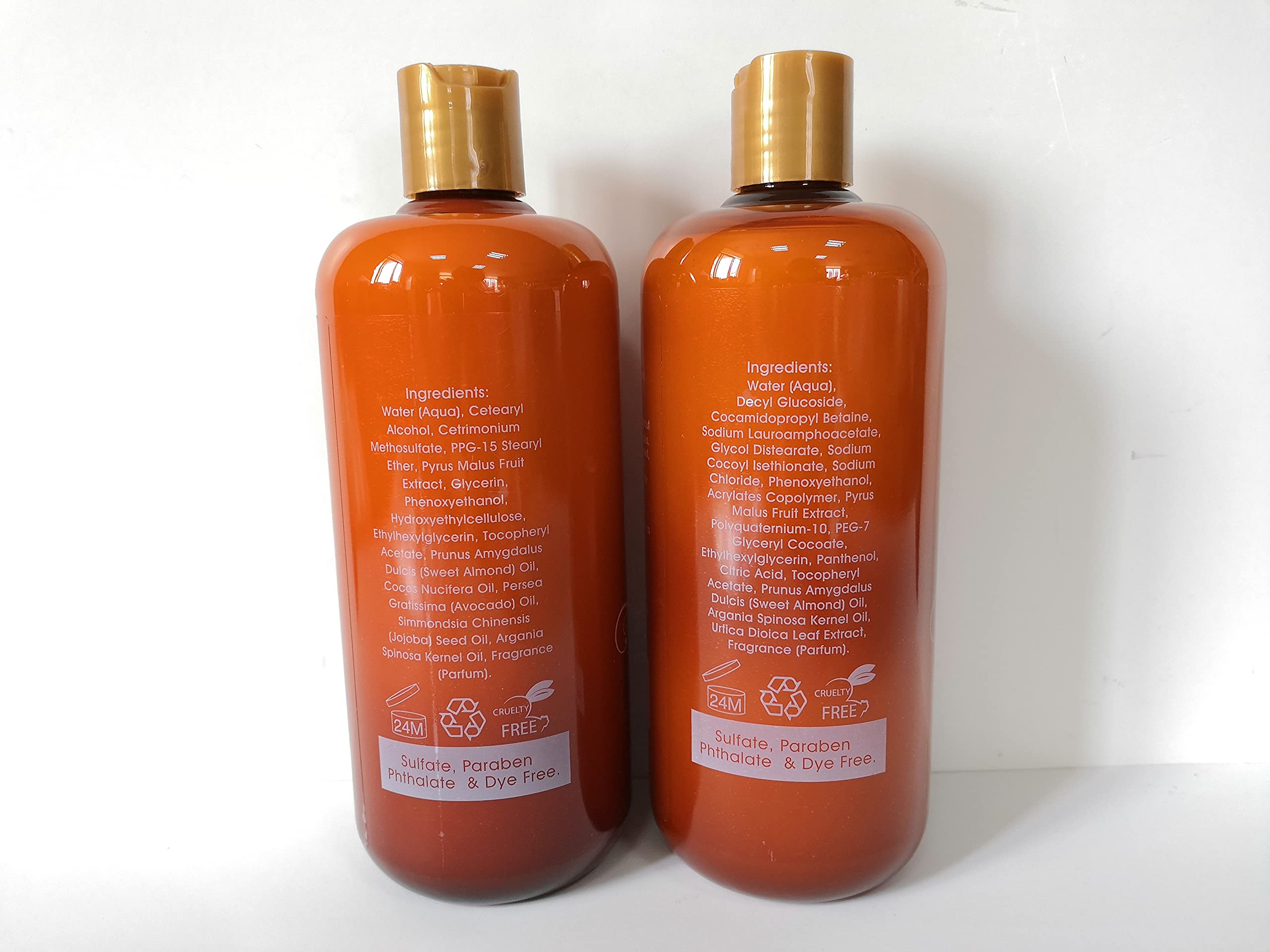 Apple Cider Vinegar Shampoo and Conditioner Set. Sulfate Free Shampoo Conditioner Set for Damaged, Oily Hair. Shampoo & Conditioner Combo Pack to Reduce Dandruff, Frizz, Split Ends,…