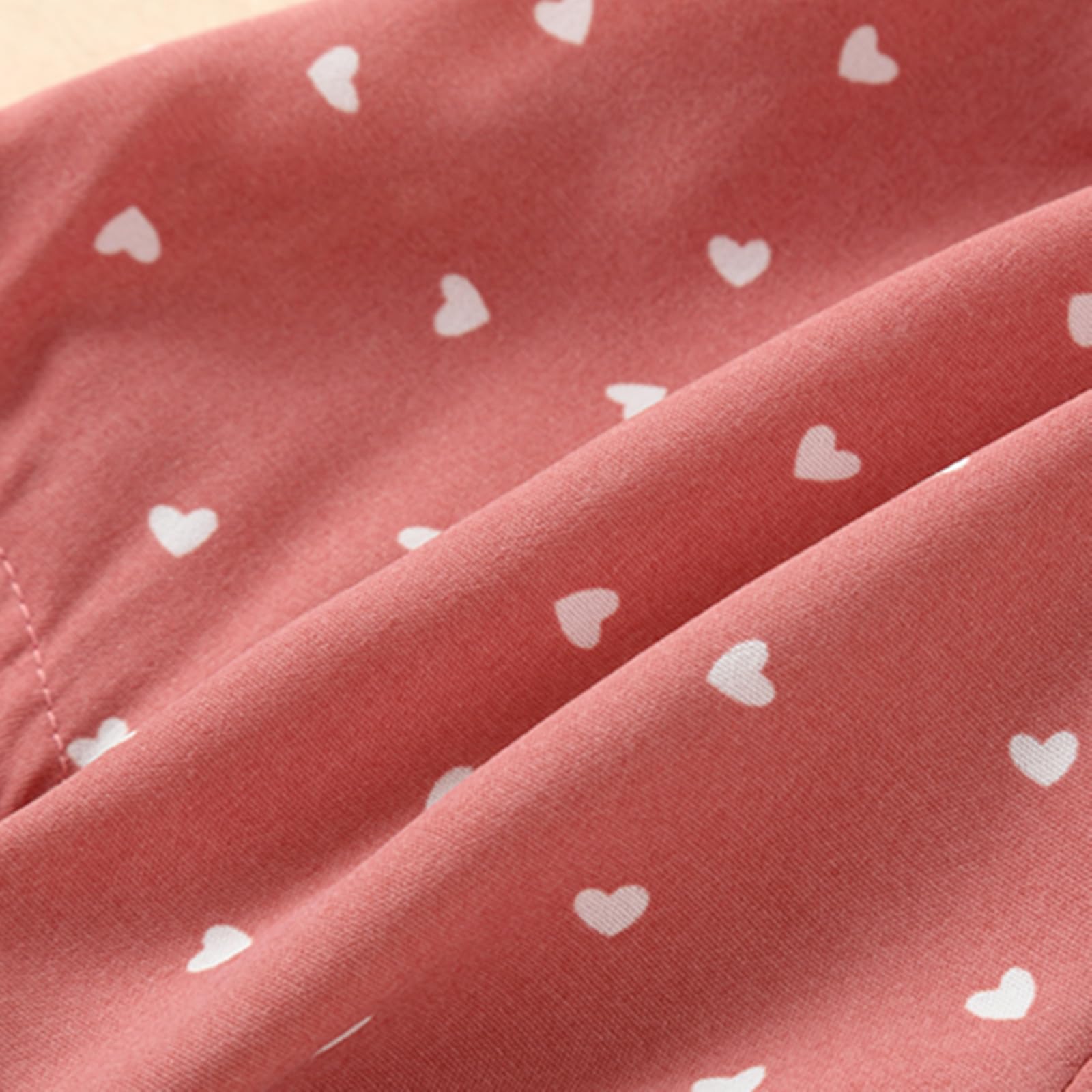 Tepuce 2T Girls Clothes Summer Baby Strap Sleeveless One Piece Halter Romper Casual Jumpsuit, Pink Heart 2-3T/100cm
