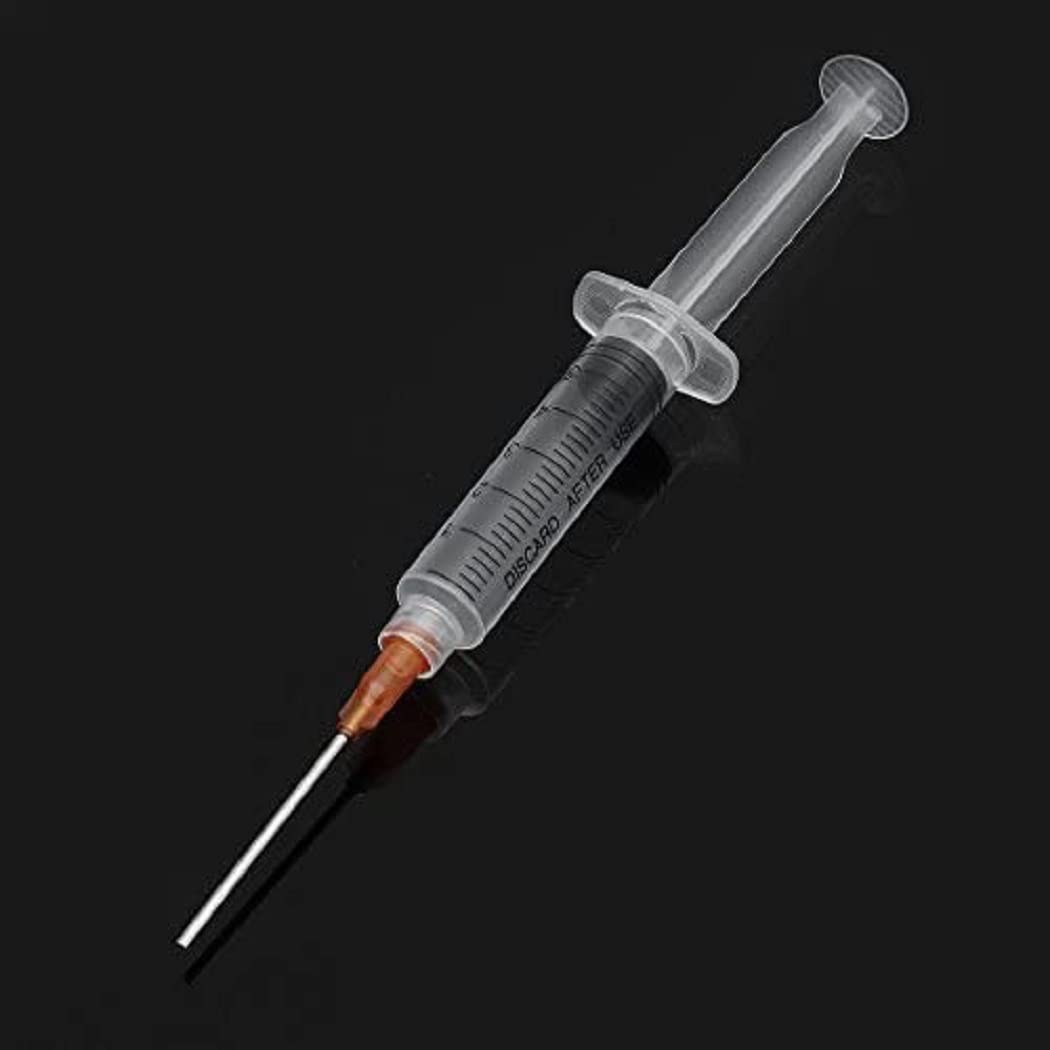5Pcs 5ml Syringe syringe 5ml syringe 5 ml syringe blunt tip syringe vape pen cartridge luer lock cap Crimp Sealed Blunt End Tips For Makeup DIY Glue Oil Ink by Gerenic