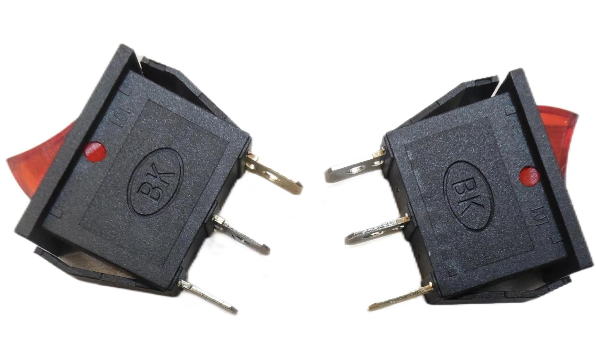 120927-24 120 Volt Rocker Switch Lighted On Off for Electric Fireplaces FMI Desa (2PCS )