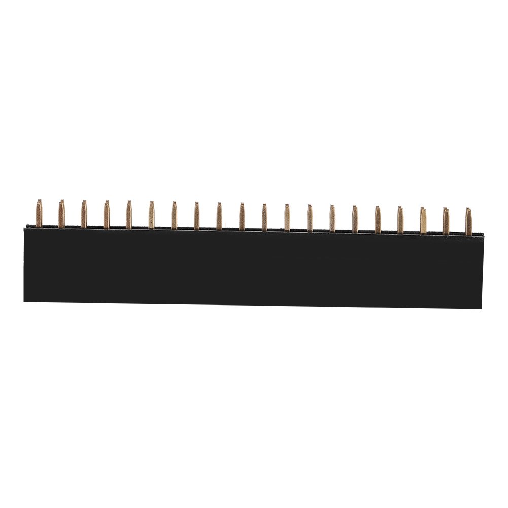 5Pcs Female Pin Headers, 2x20 Pins 2.54m Dual Row Short Pin Headers Connector, PCB Board Pin Header Strip for Raspberry Pi