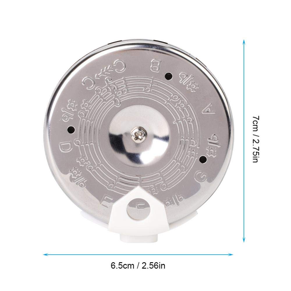 Alomejor Chromatic Pitch Pipe 13 Chromatic Tone Pipe Tuner Sensitive Chromatic Tuner with Case Instrument Turinging