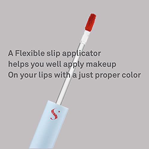 SAAT INSIGHT All-Time Mood Velvet Matte Highly Pigmented Lip Stain Tint 4g (7AM) - For Smudge-proof and Lasting Lip Makeup, Moisturizing Lip Gloss for Dry and Flaky Lips